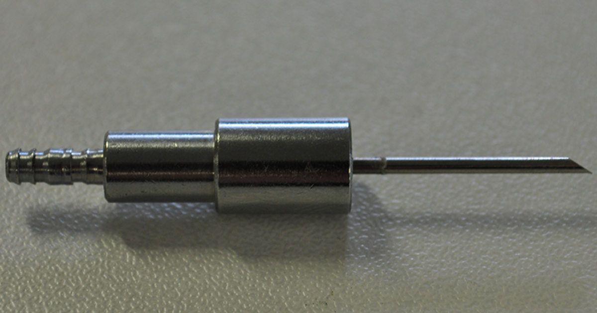 Long filling nozzle for mini straw - IMV Technology US