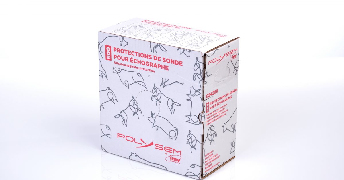 Roll of sheaths for ultrasound probe - IMV Technology US